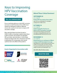 Summits & Forums - National HPV Roundtable